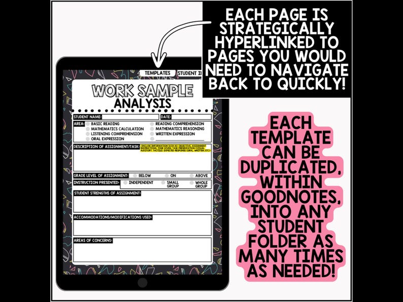Digital Special Education Notebook, Student Data Tracking Portfolio ...