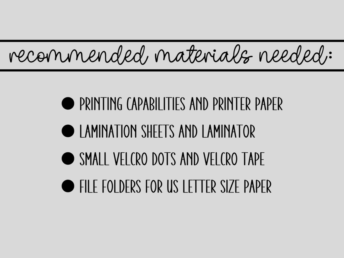 Basic Skills File Folder Games, Printable Kindergarten File Folder ...