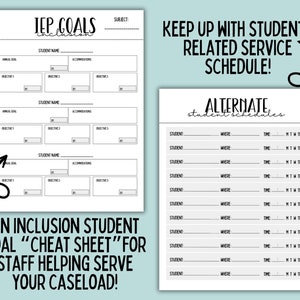 Editable IEP Meeting Planner Templates, Canva Templates, Printable ...