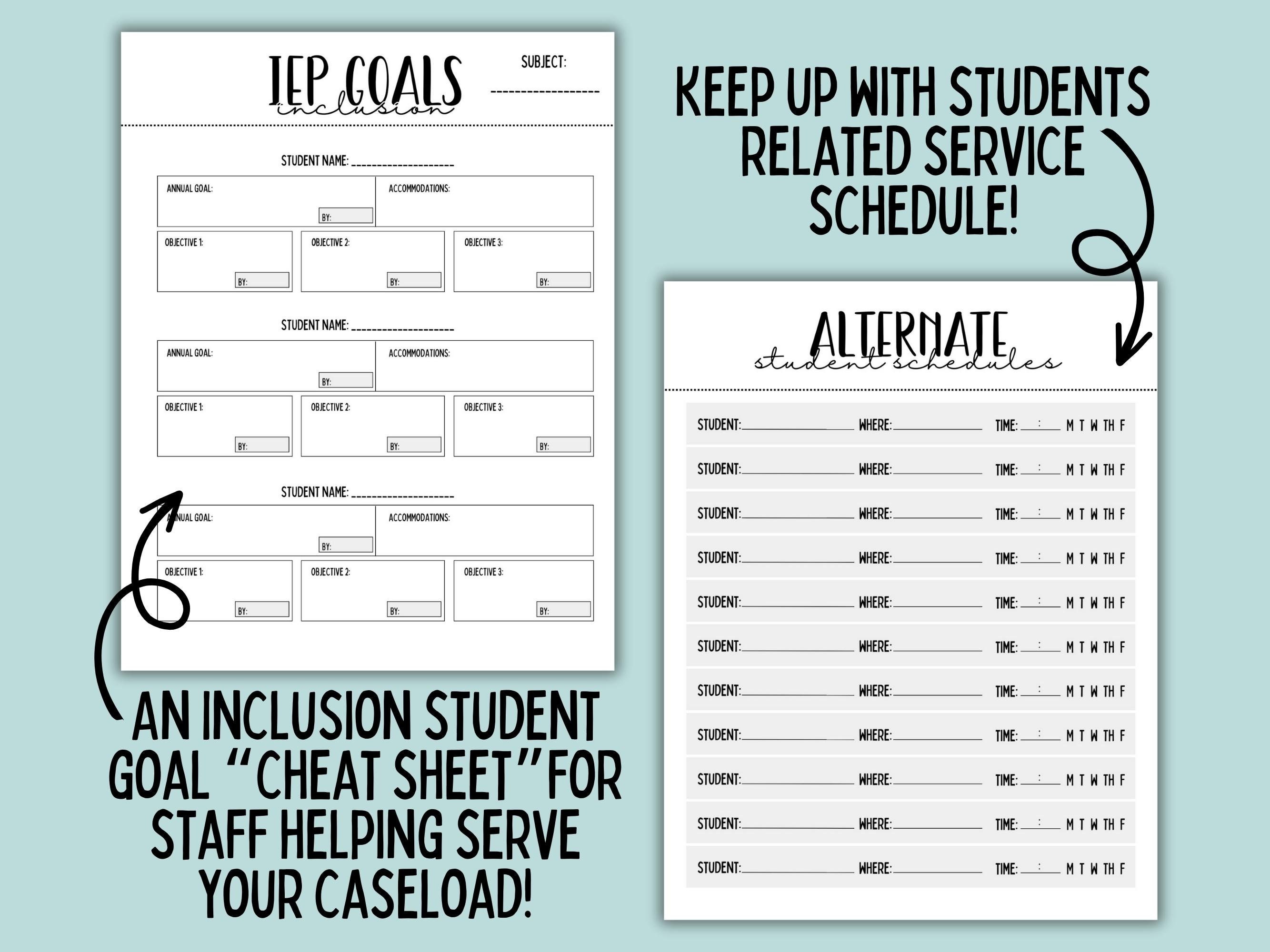 Editable IEP Meeting Planner Templates, Canva Templates, Printable ...