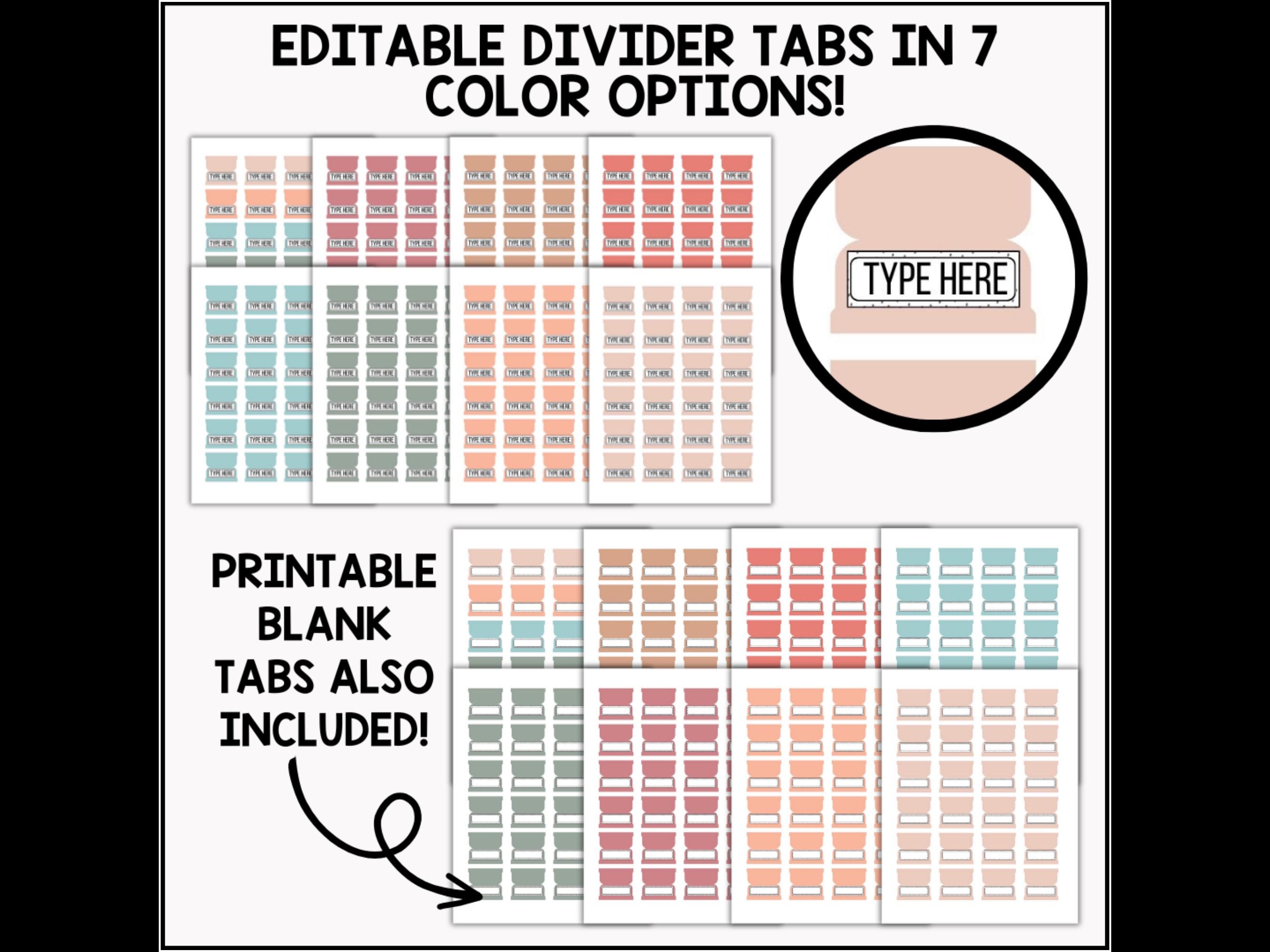 Editable Special Education Planner Binder, Boho Teacher Planner ...