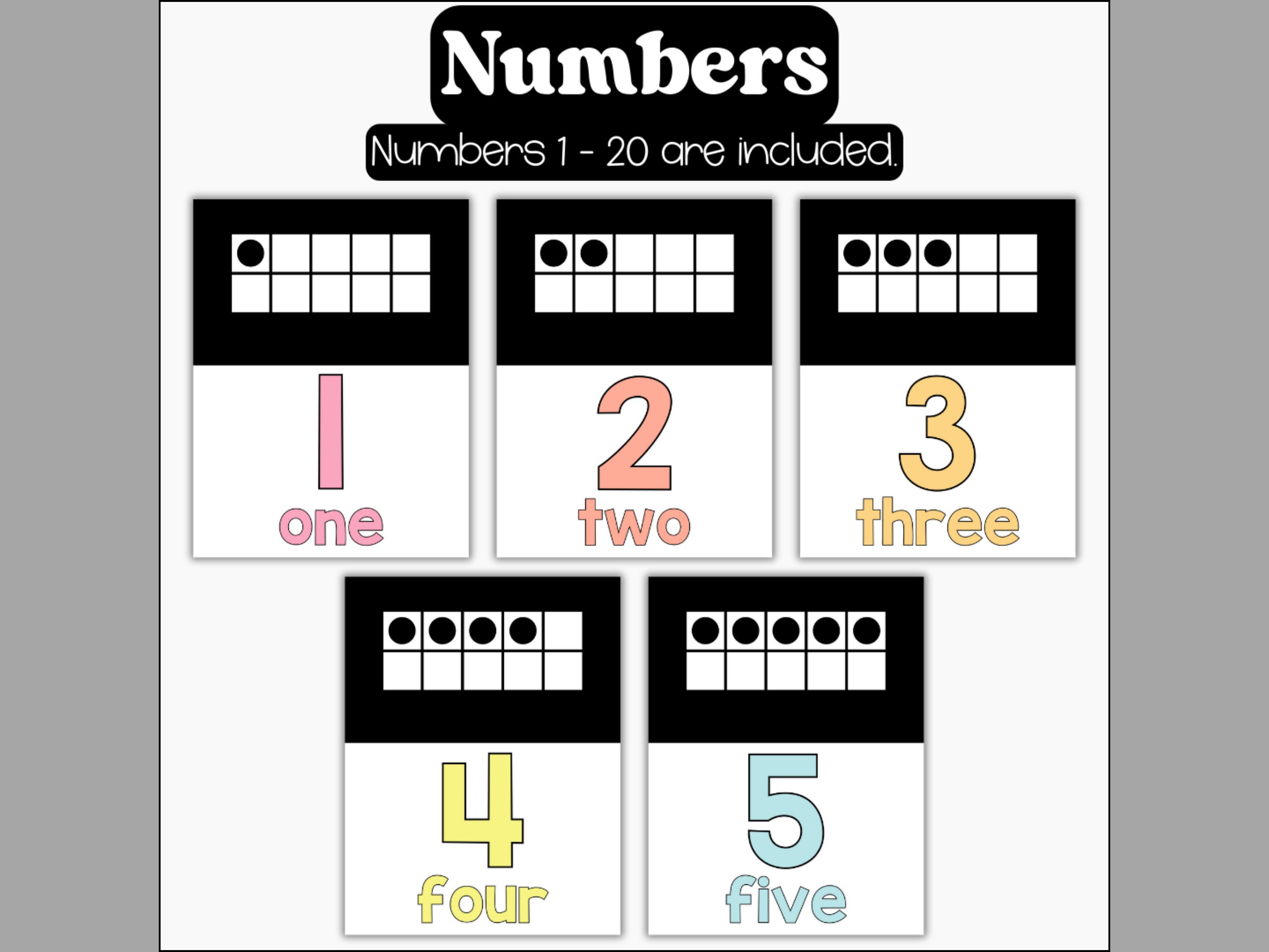 Basic Classroom Posters, Pastel Classroom Decor, Alphabet Posters ...