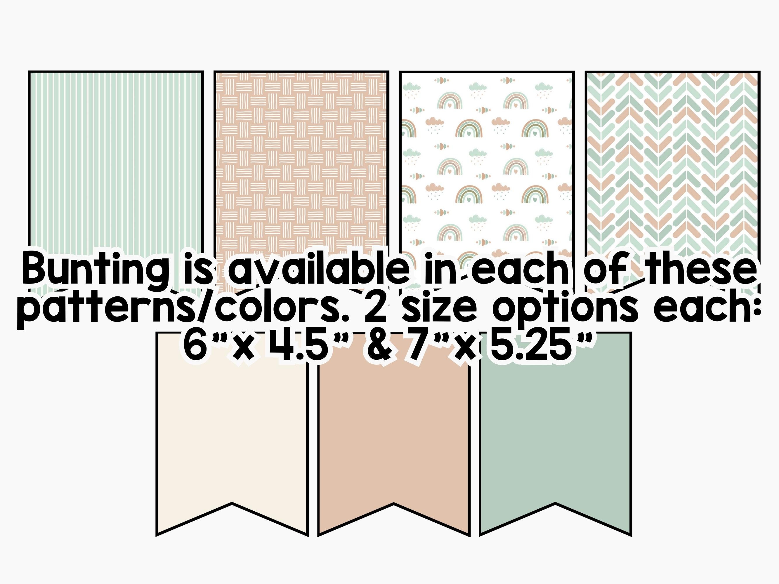 Printable Boho Bulletin Board Kit, Boho Classroom Decor, Bulletin Board ...