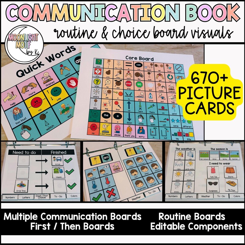 Communication Book - Etsy