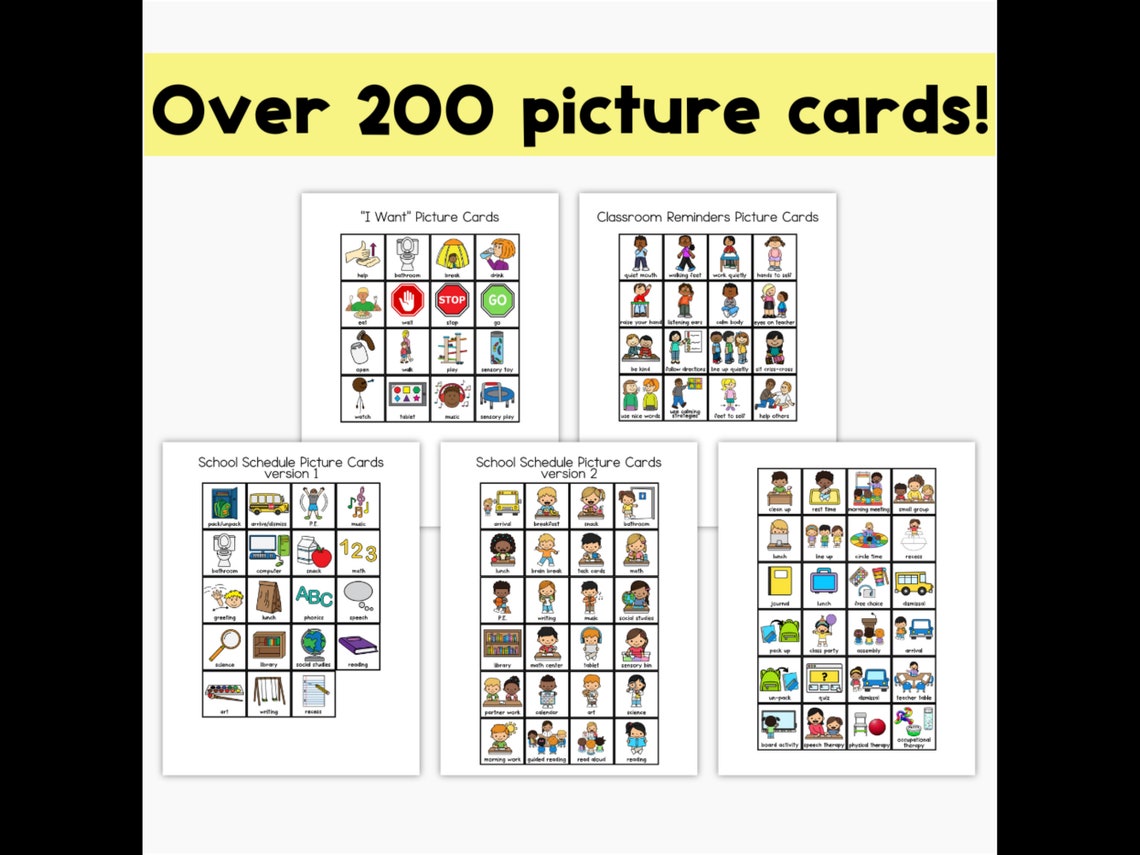 Visual Support Dashboard, File Folder Daily Schedule, Special Education ...