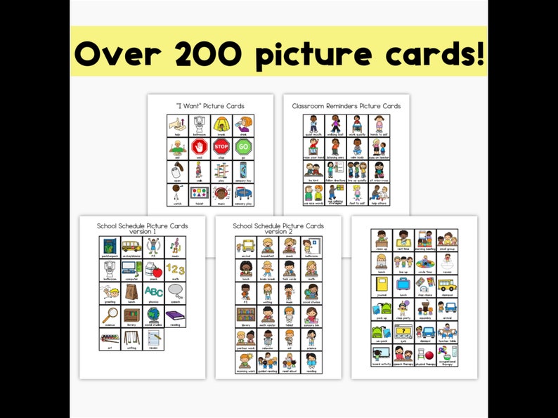 Visual Support Dashboard, File Folder Daily Schedule, Special Education ...