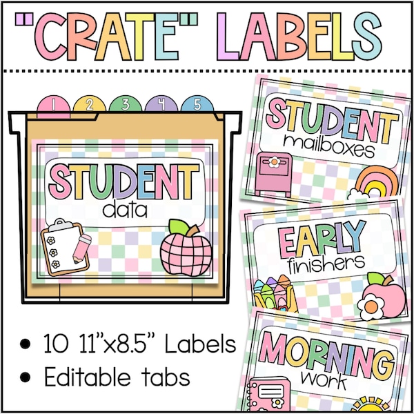 Crate Label - Etsy