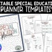 Editable Special Education Planner Binder, Caseload Canva Templates ...