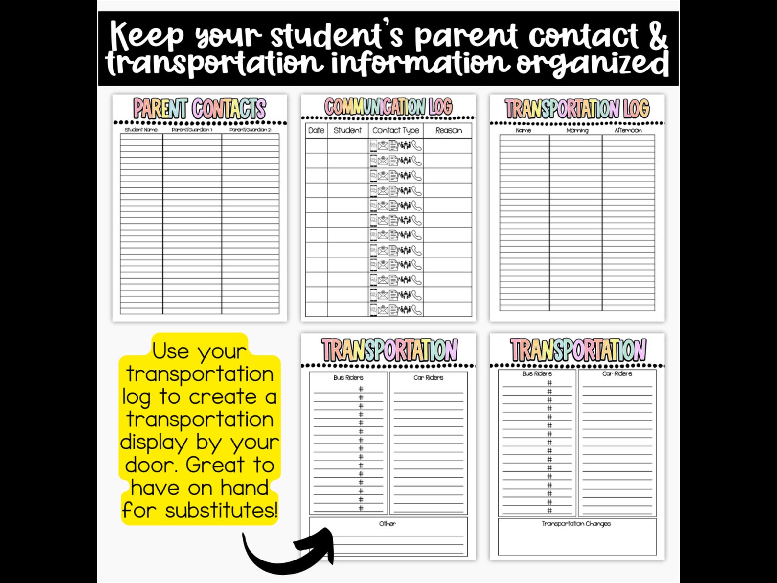 Editable Meet the Teacher Templates, Back to School Teacher Prep, Open ...