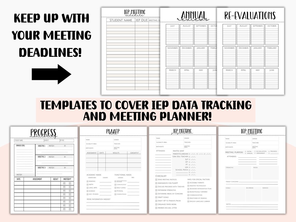 Editable Self Contained Special Education Planner, Printable SPED ...