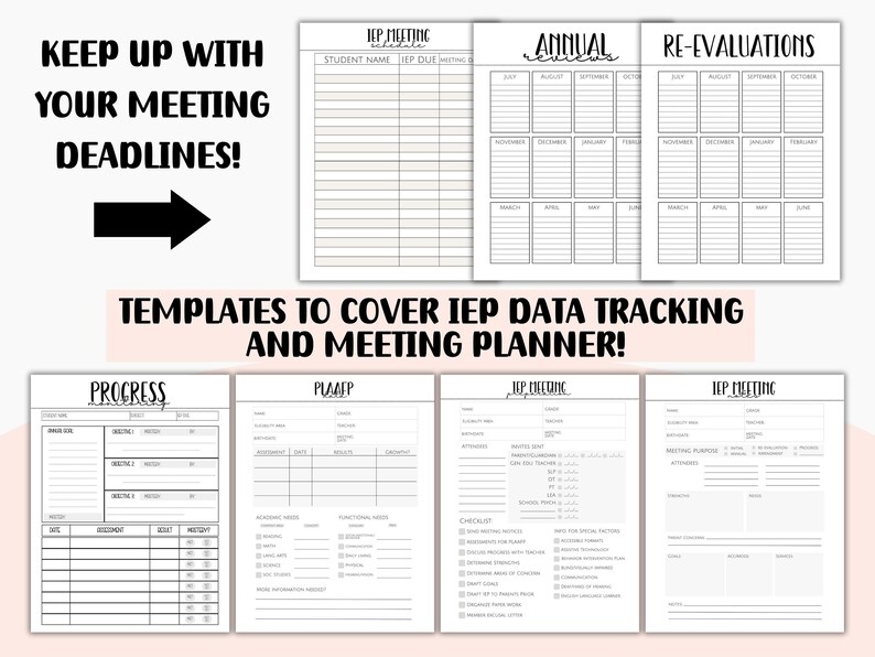 Editable Self Contained Special Education Planner, Printable SPED ...