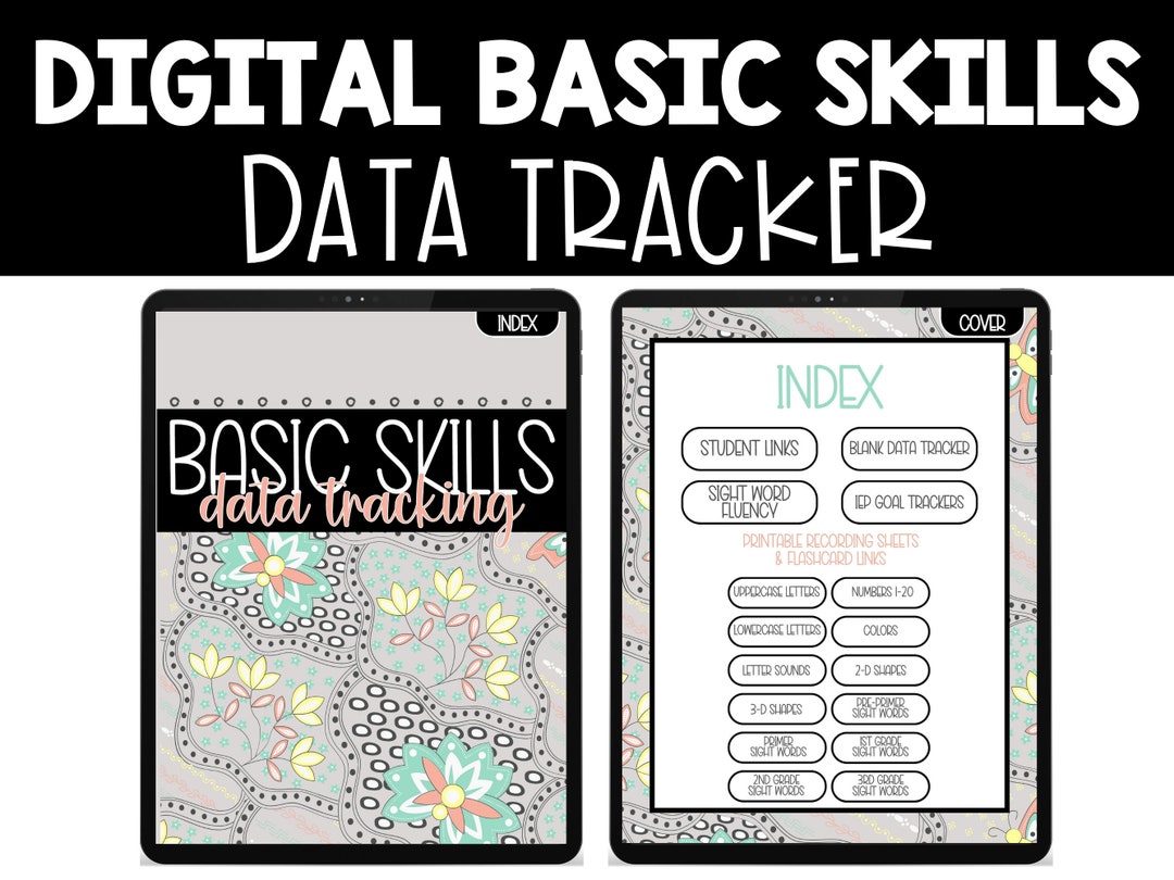 Digital Student Data Tracker, Basic Skills Assessments, Student Data ...