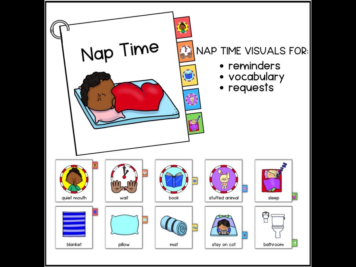 Visual Flip-books, Circle Time Expectation Flip-book, Bathroom Routine ...