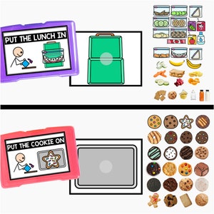 Errorless Task Boxes, Core Word Put Activities, Interactive Fine Motor ...