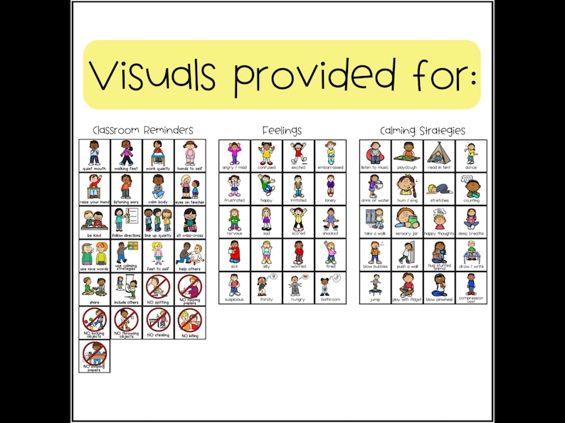 Calm Down Flipbook, Calming Strategies, Special Education, Autism ...