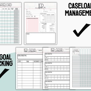Editable Special Education Caseload Templates, IEP Goal Planning ...