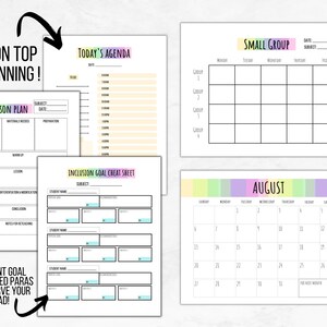 Editable Special Education Caseload Templates, Canva Templates ...
