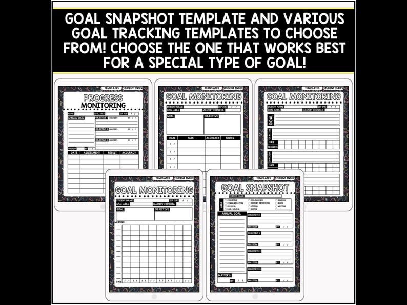 Digital Special Education Notebook, Student Data Tracking Portfolio ...