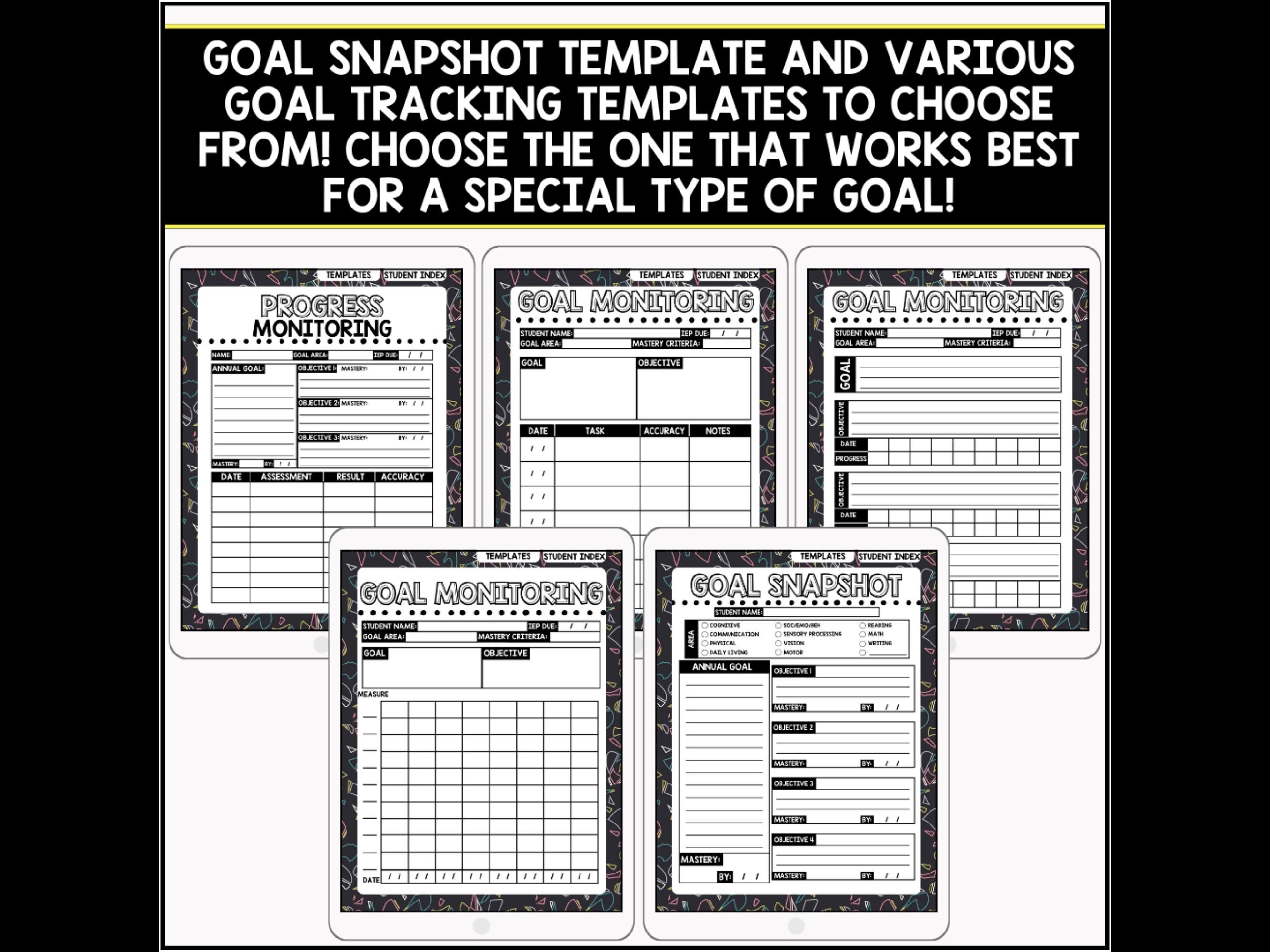 Digital Special Education Notebook, Student Data Tracking Portfolio ...