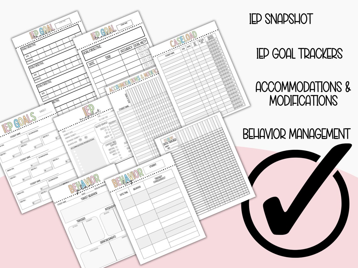 Self Contained Special Education Planner, Editable Pastels Teacher ...