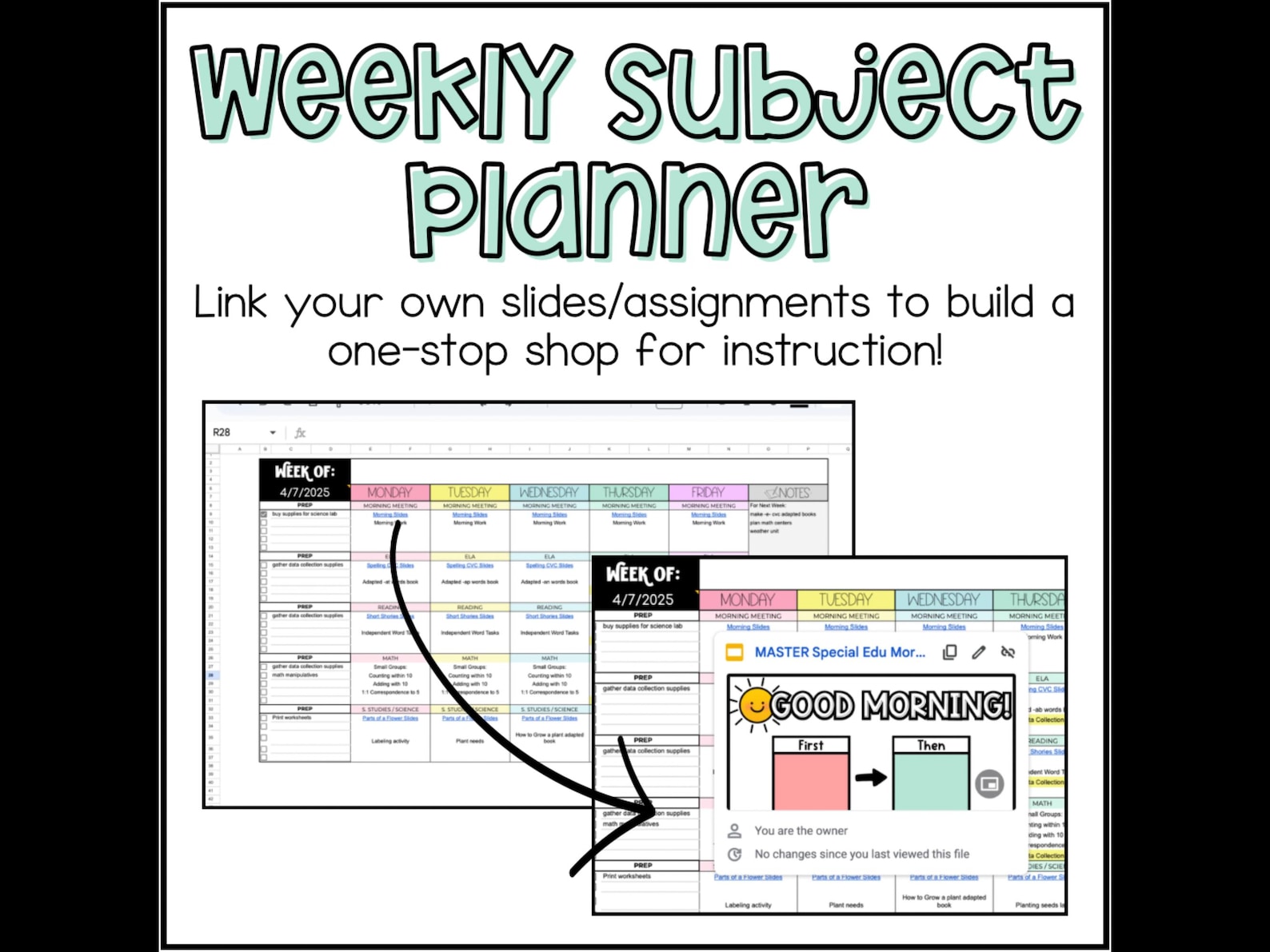 Special Education Planning and Caseload Organization Sheets, IEP ...