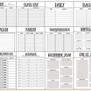 Self Contained Special Education Planner Editable Teacher - Etsy