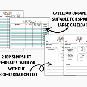 Editable Special Education Planner Binder, Boho Teacher Planner ...