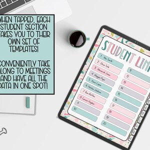 Digital Special Education Planner, Caseload Management Planner, IEP ...