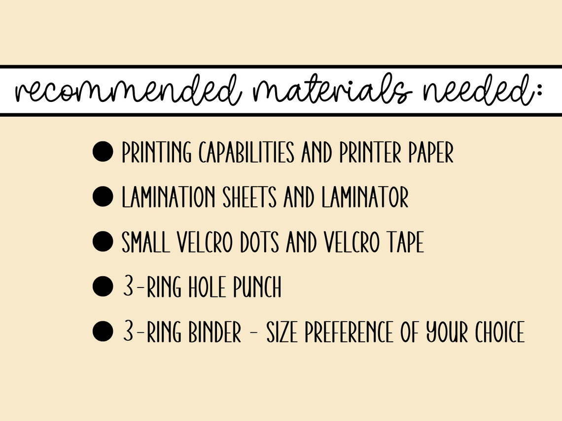 Basic Skills Busy Binder, Printable Kindergarten Busy Book, Basic ...