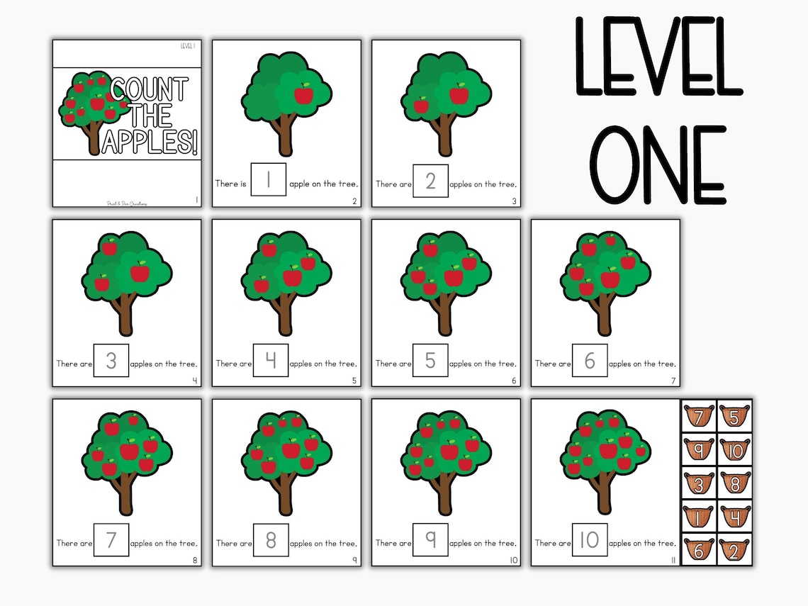 Counting and Number Identification Adapted Book Bundle, Special ...