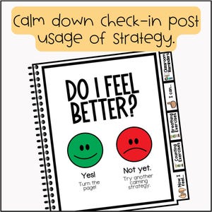 Calm Down Flipbook, Calming Strategies, Special Education, Autism ...