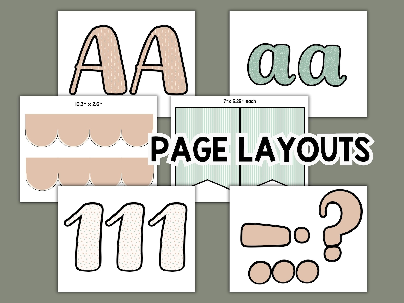 Printable Boho Bulletin Board Kit, Boho Classroom Decor, Bulletin Board ...