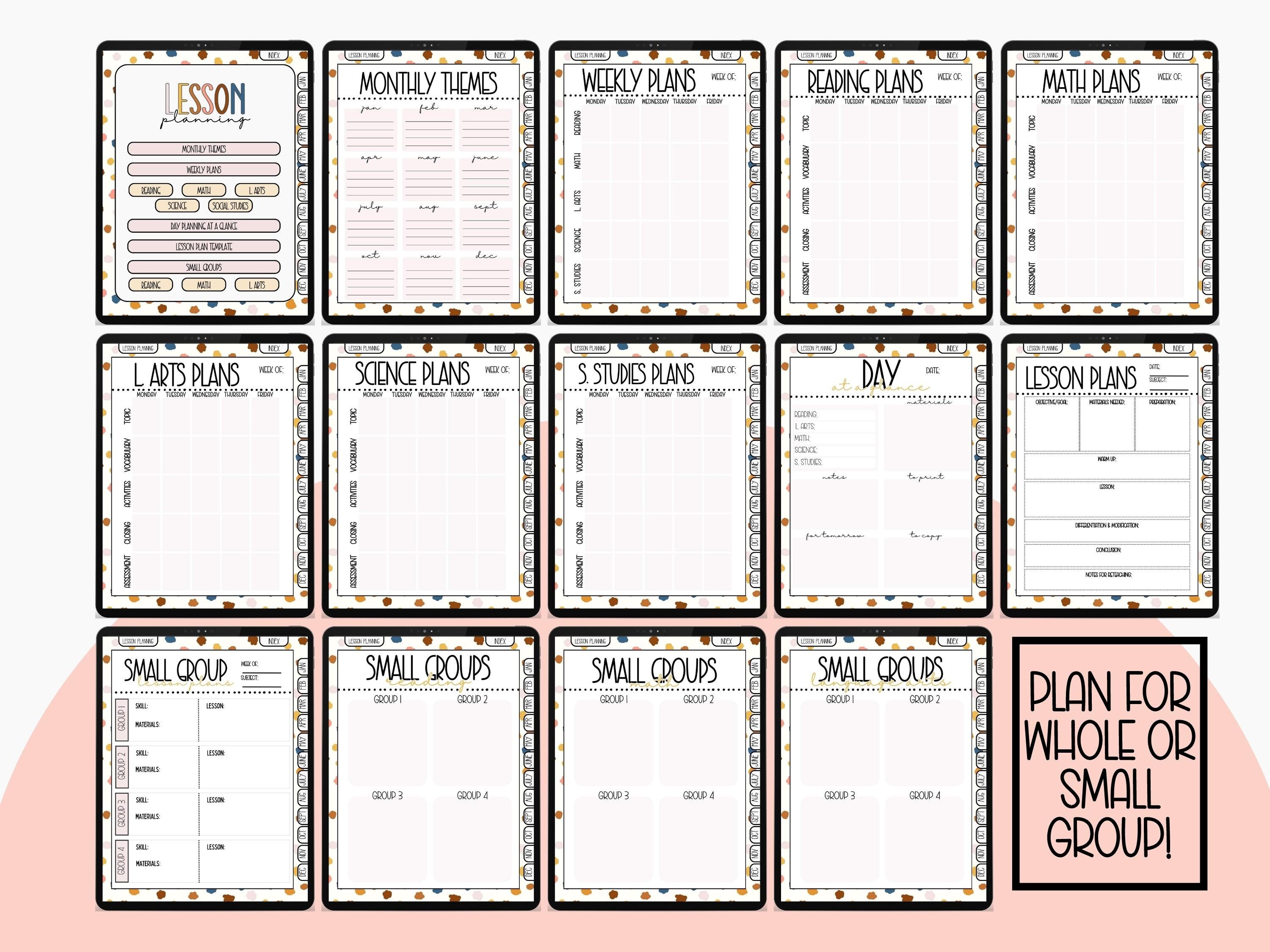 Digital SELF CONTAINED Boho Special Education Planner, Caseload ...