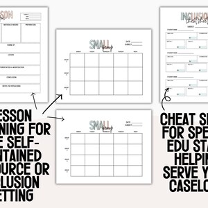 Editable Boho Special Education Caseload Templates, IEP Goal Planning ...