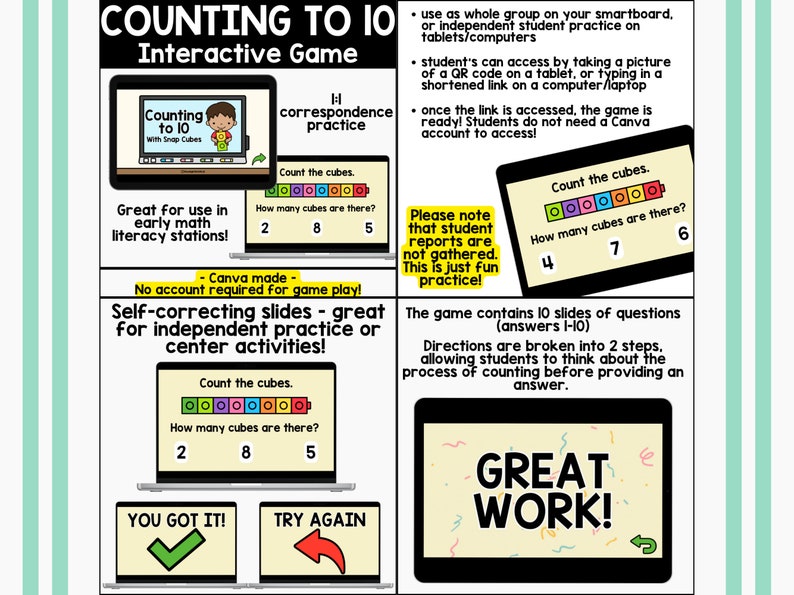 Early Math Skills Learning Games, Digital Kindergarten Math Games ...