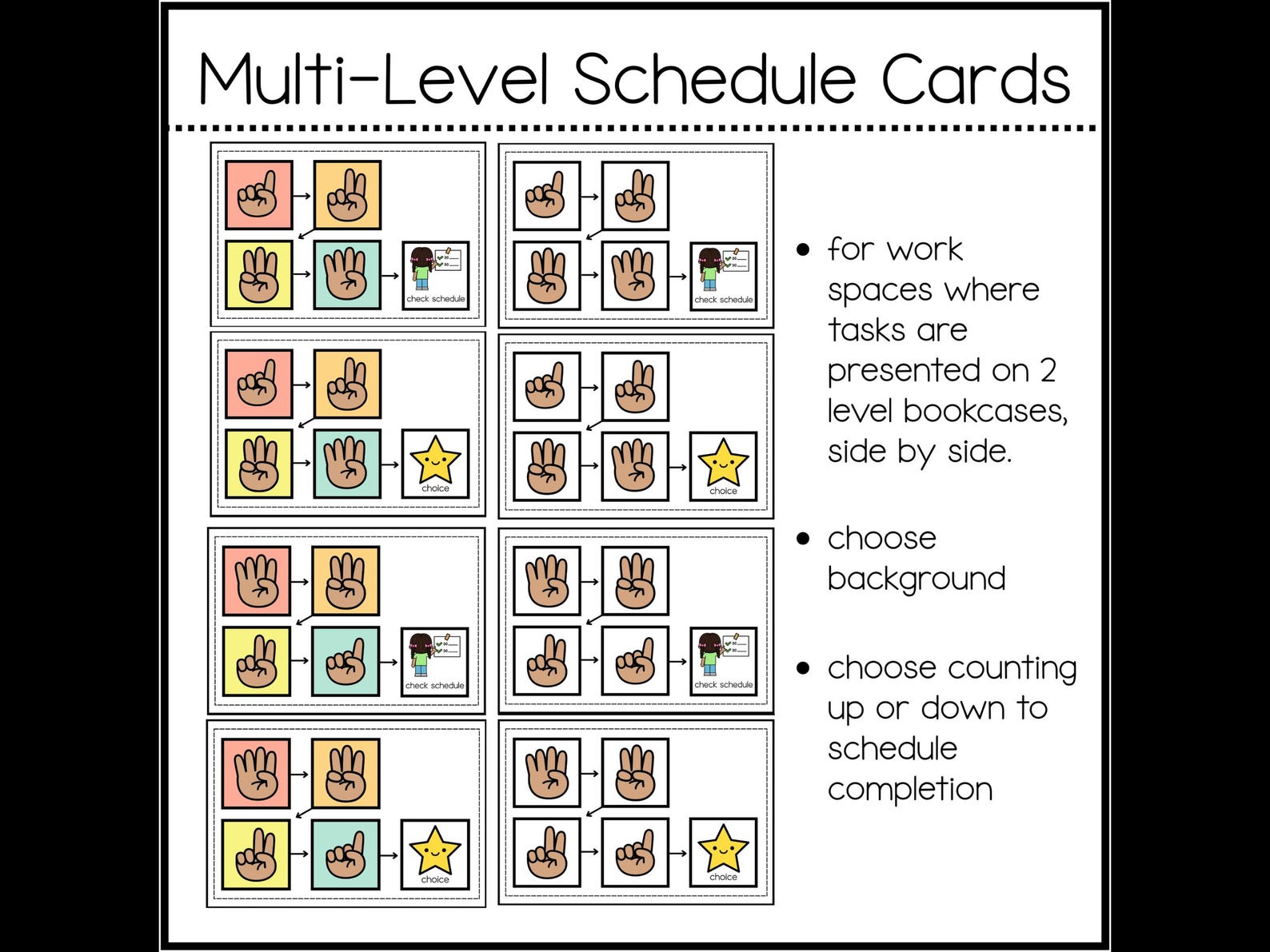 Independent Work Station Setup Visuals, Special Education Classroom ...