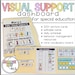 Visual Support Dashboard, File Folder Daily Schedule, Special Education ...