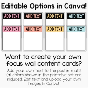 Special Education Learning Target Focus Wall, Prek Focus Wall Kit ...