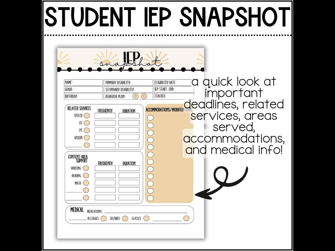 IEP Goal Progress Monitoring, Editable Iep Goal Tracking Templates ...