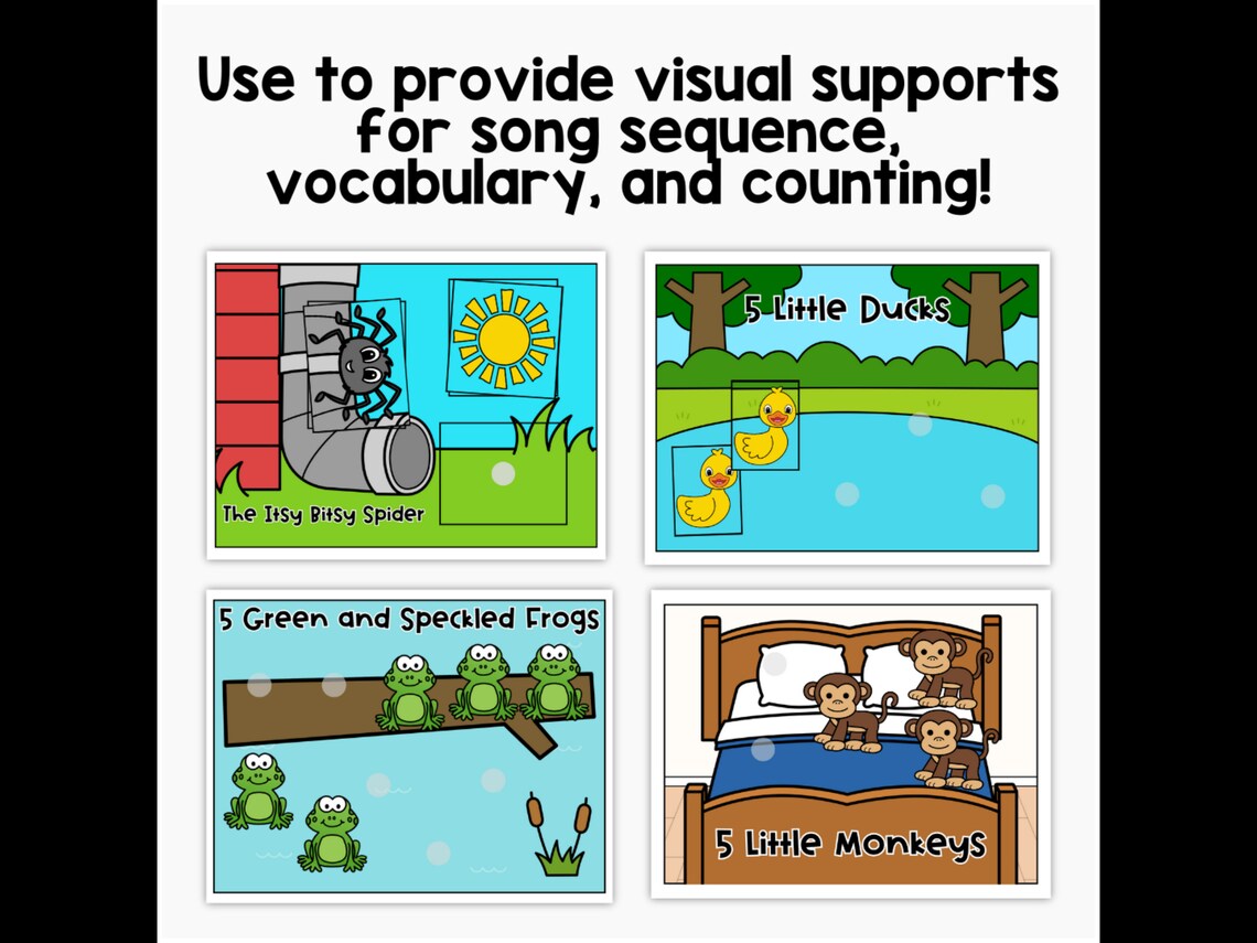 Circle Time Visuals, Prek Morning Meeting Visuals, Circle Time Mini ...