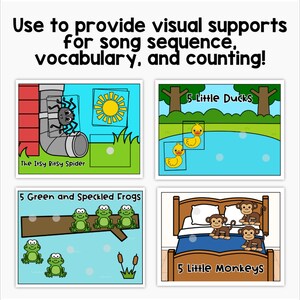 Circle Time Visuals, Prek Morning Meeting Visuals, Circle Time Mini ...