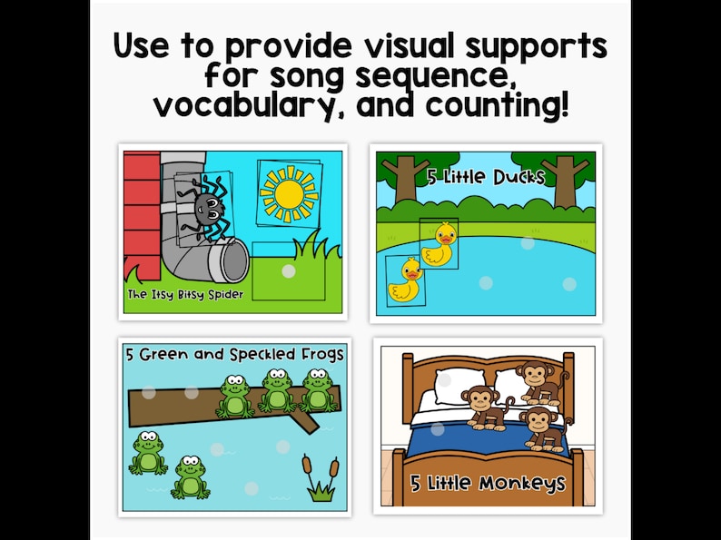 Circle Time Visuals, Prek Morning Meeting Visuals, Circle Time Mini ...