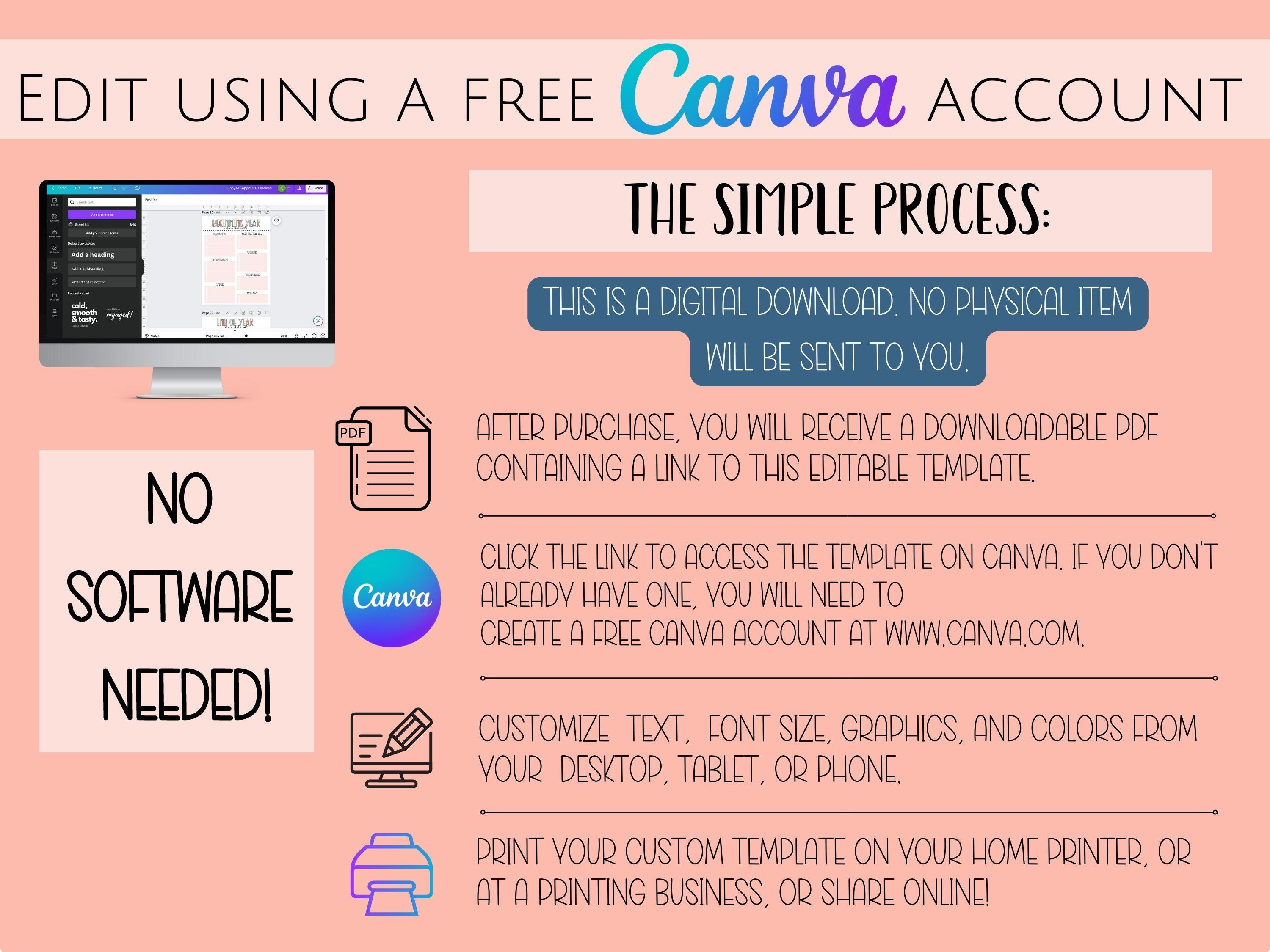 Editable Special Education Caseload Templates, IEP Goal Planning ...