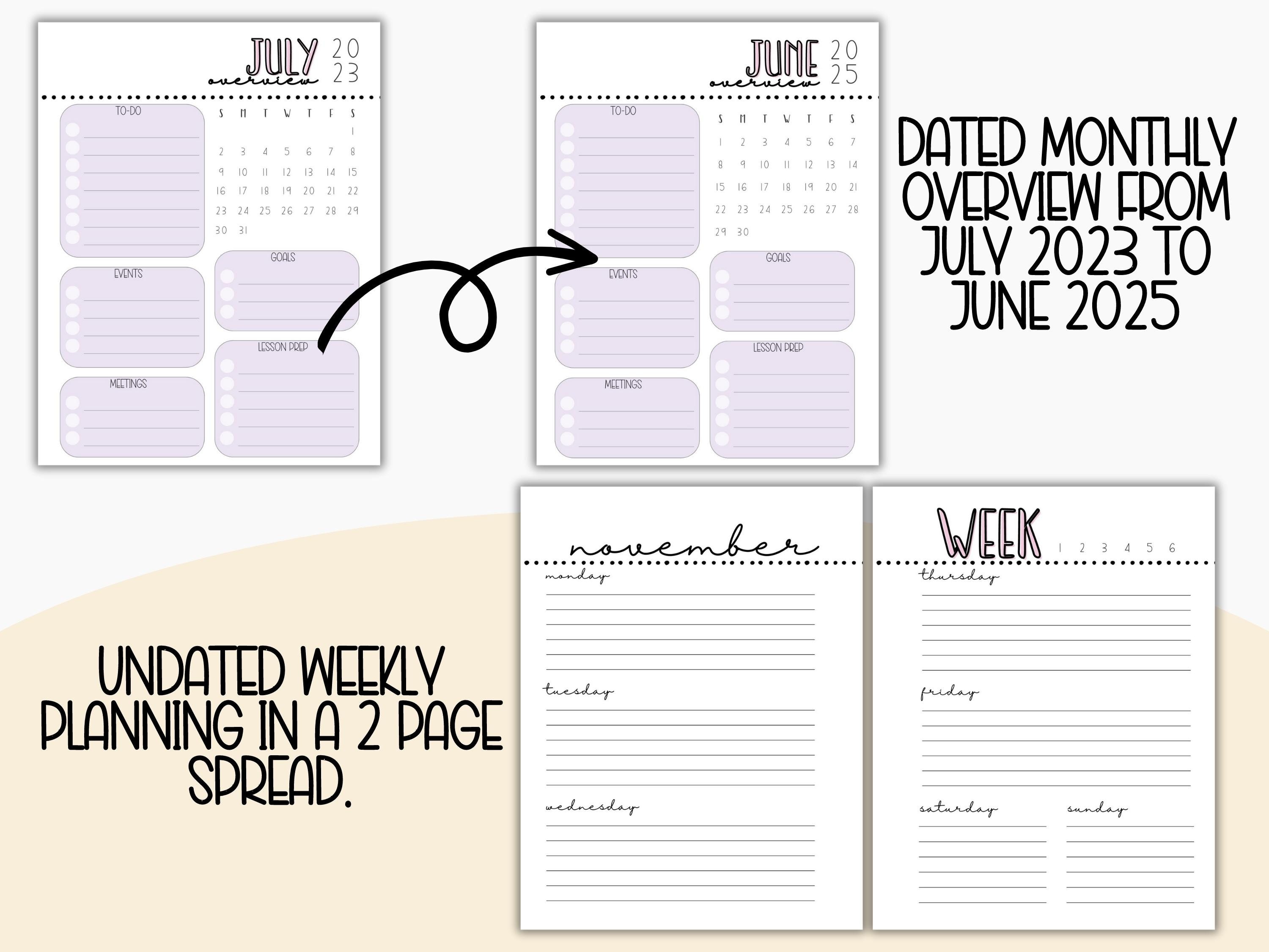 Self Contained Special Education Planner, Editable Teacher Planner, IEP ...