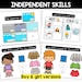 Printable Life Skills Adapted Binder, Daily Living Skills Practice ...