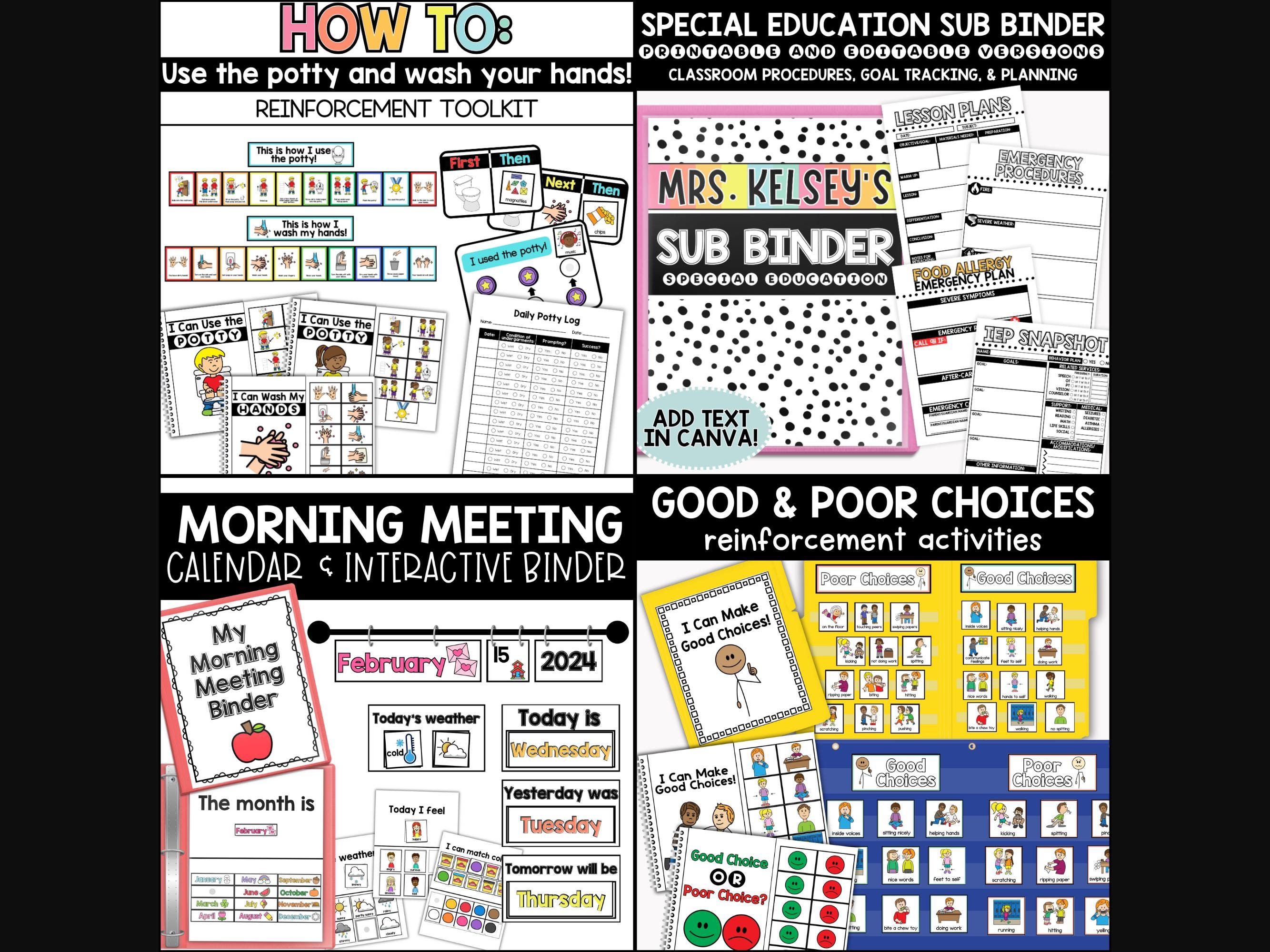 Special Education Classroom Resources Bundle, Visual Communication ...