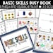 Basic Skills Busy Binder, Printable Kindergarten Busy Book, Basic ...