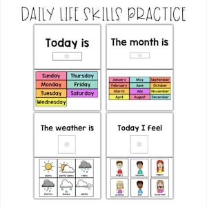 Morning Warm-up Binder, Morning Meeting Binder, Special Education ...