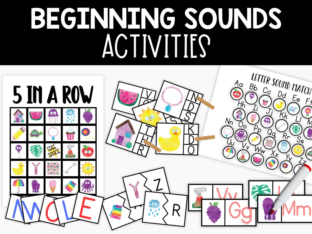 Phonics Activities, Beginning Letter Sound Games, Kindergarten Letter ...