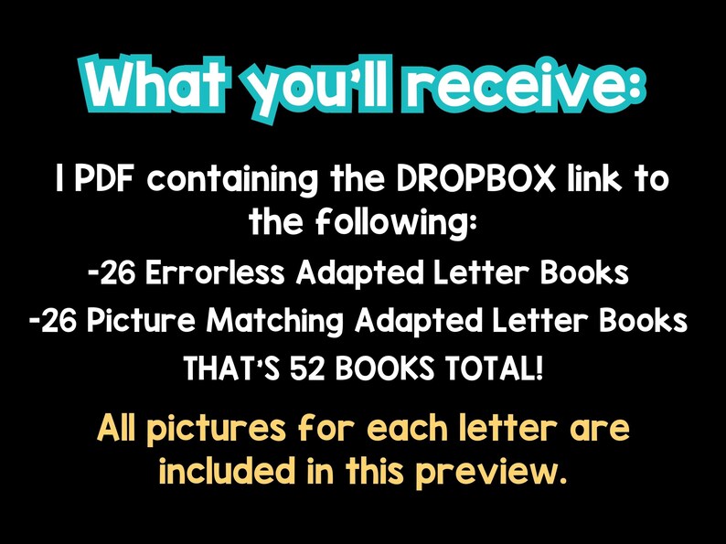 Alphabet Adapted Books, Adapted Books for Special Education, Phonics ...